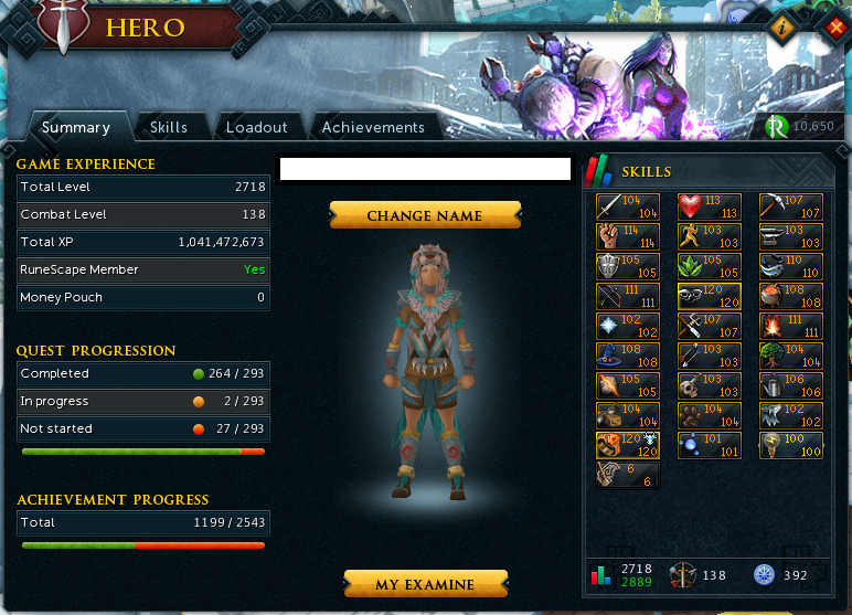 SOLD - RS3 Maxed main 17+ yr account | EpicNPC Marketplace