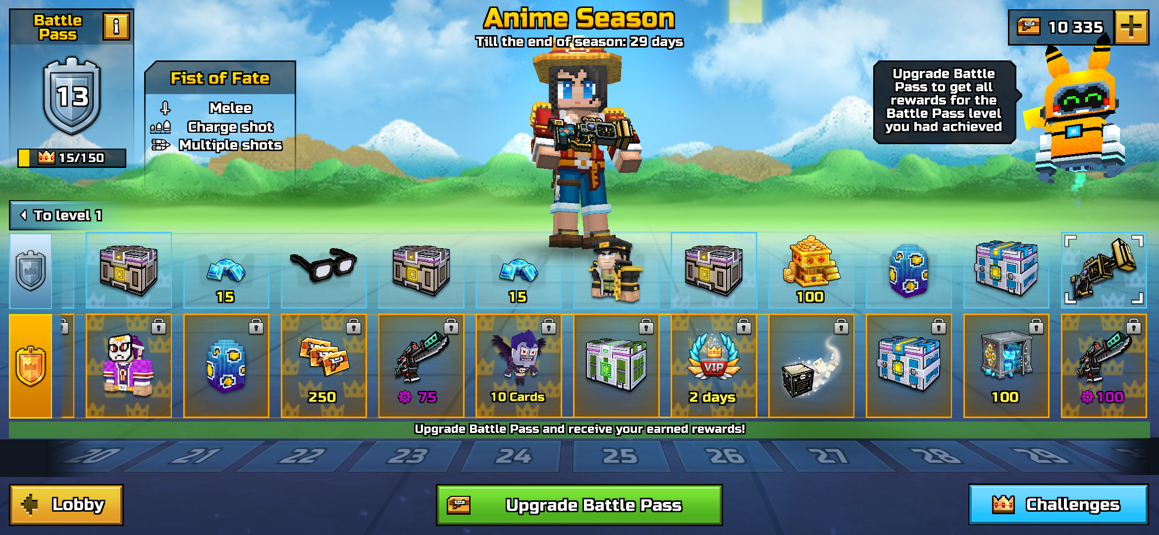 Selling - PG3D lvl 65 account, many weapons and lots of currency ...