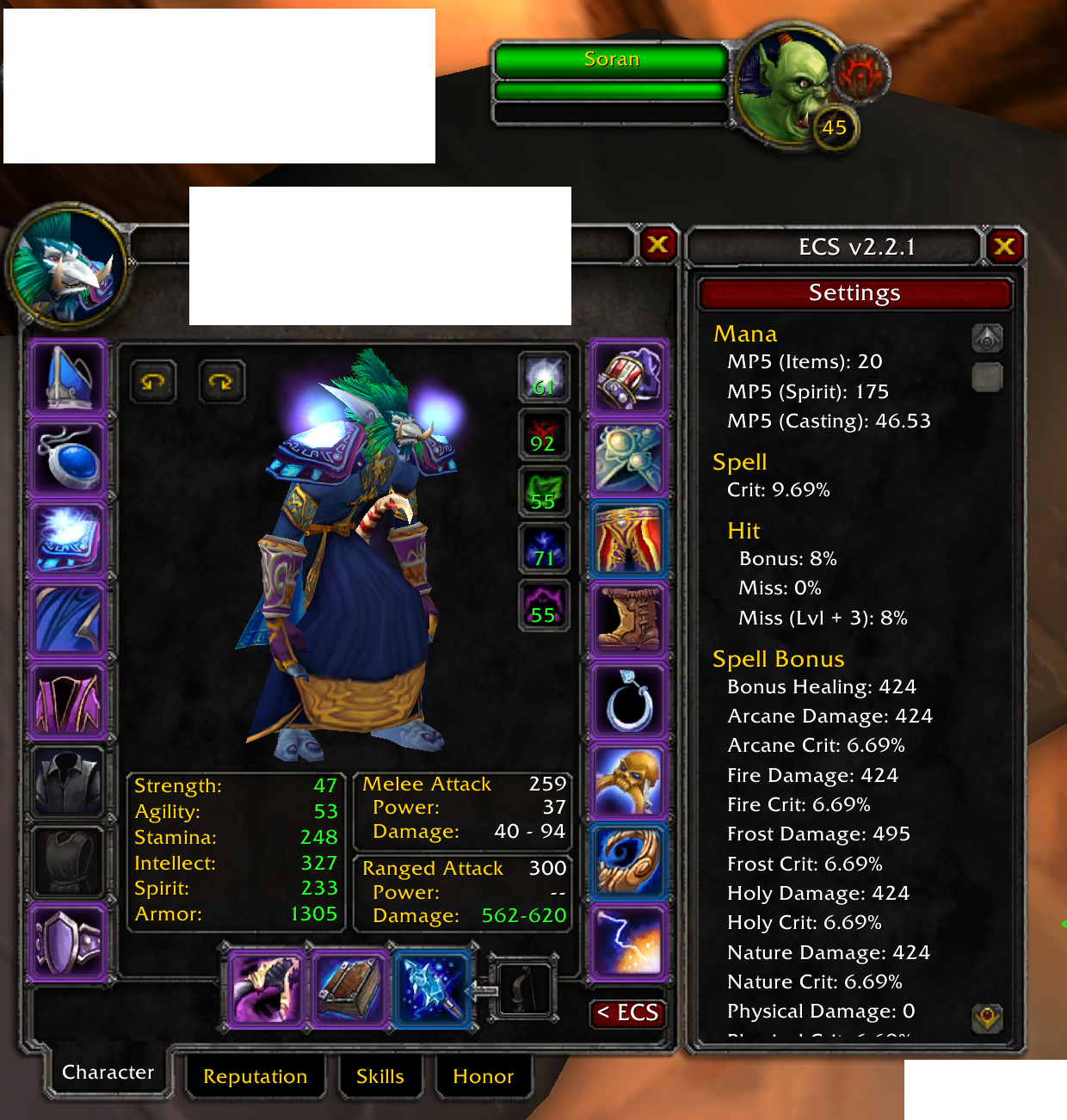 Sold Selling 60 Troll Mage Some Bis Claw Of Chromag Pvp Server Transferable Epicnpc