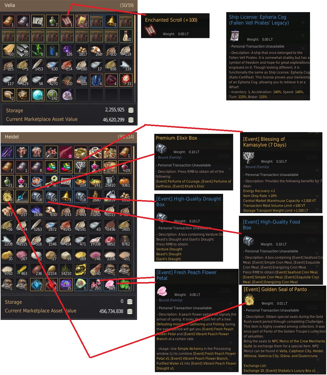SOLD - BDO - EU - Ninja 208/331 - 15 Billions - Fairy T4 2 Pen - 2/3 ...