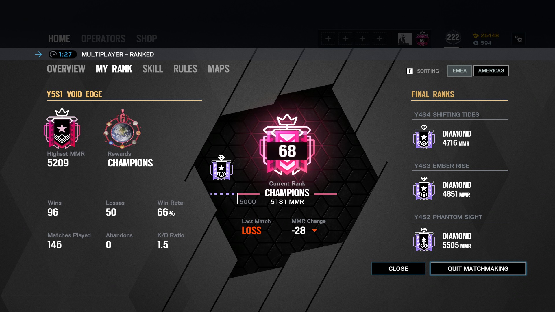 220 Level champ account with lots of black ice and pro league sets and ...