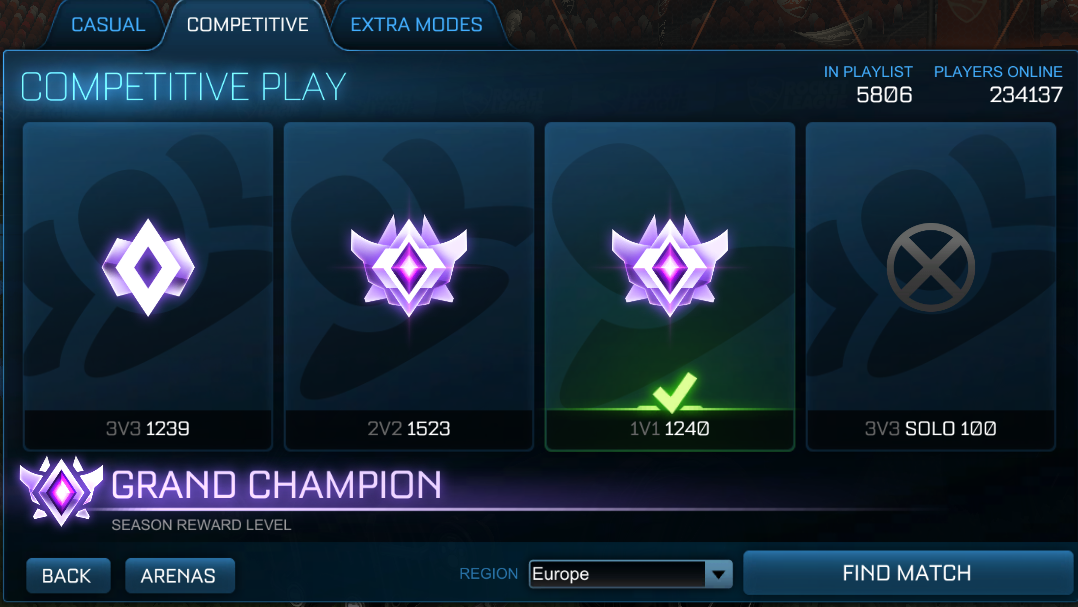 Selling - Rocket League Champion/Grand Champion Accounts for sell | EpicNPC Marketplace