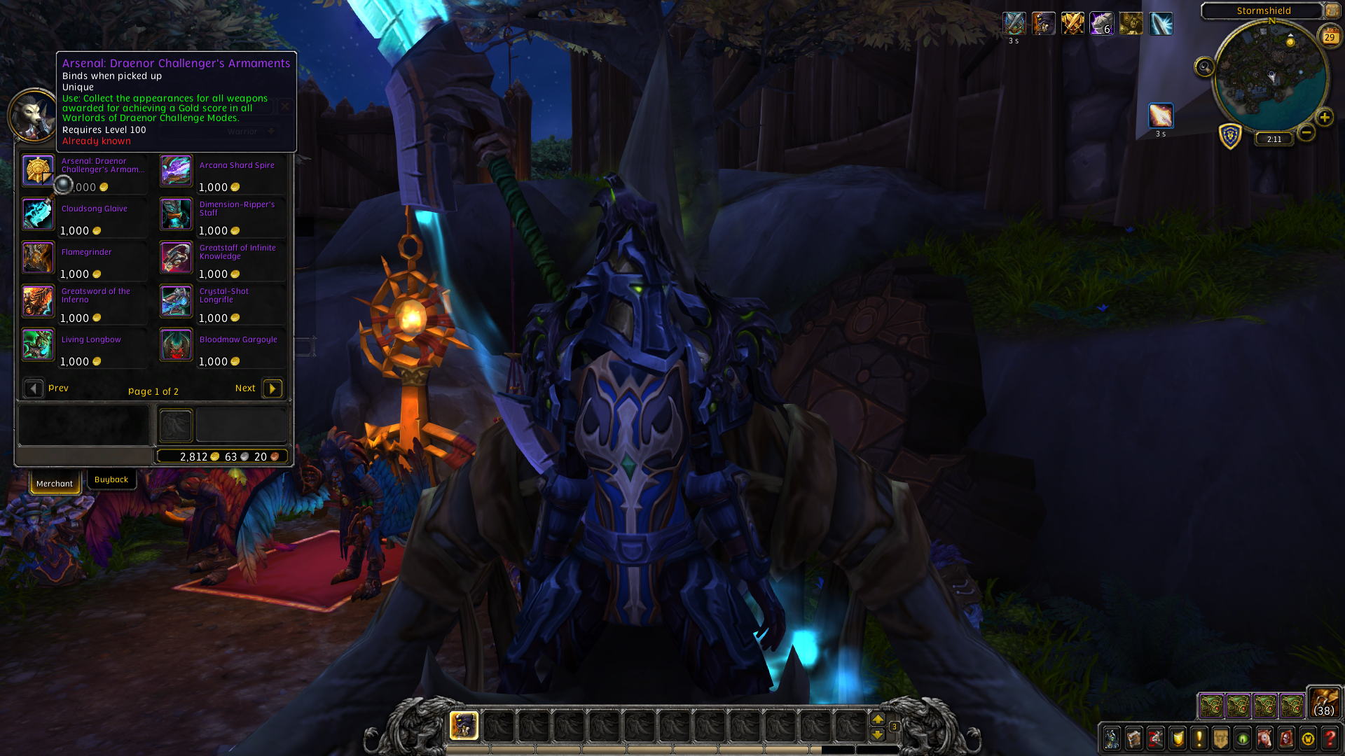 SOLD - Gladiator Warrior : Warmongering : Elite : Tabards : WOD CM ...