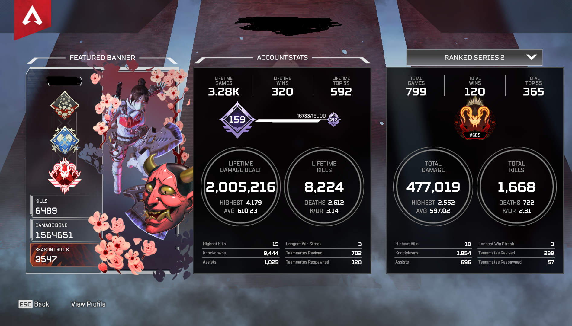 SOLD - Stacked Wraith account (heirloom, 4k, 20k) Top 500 season 2 ...