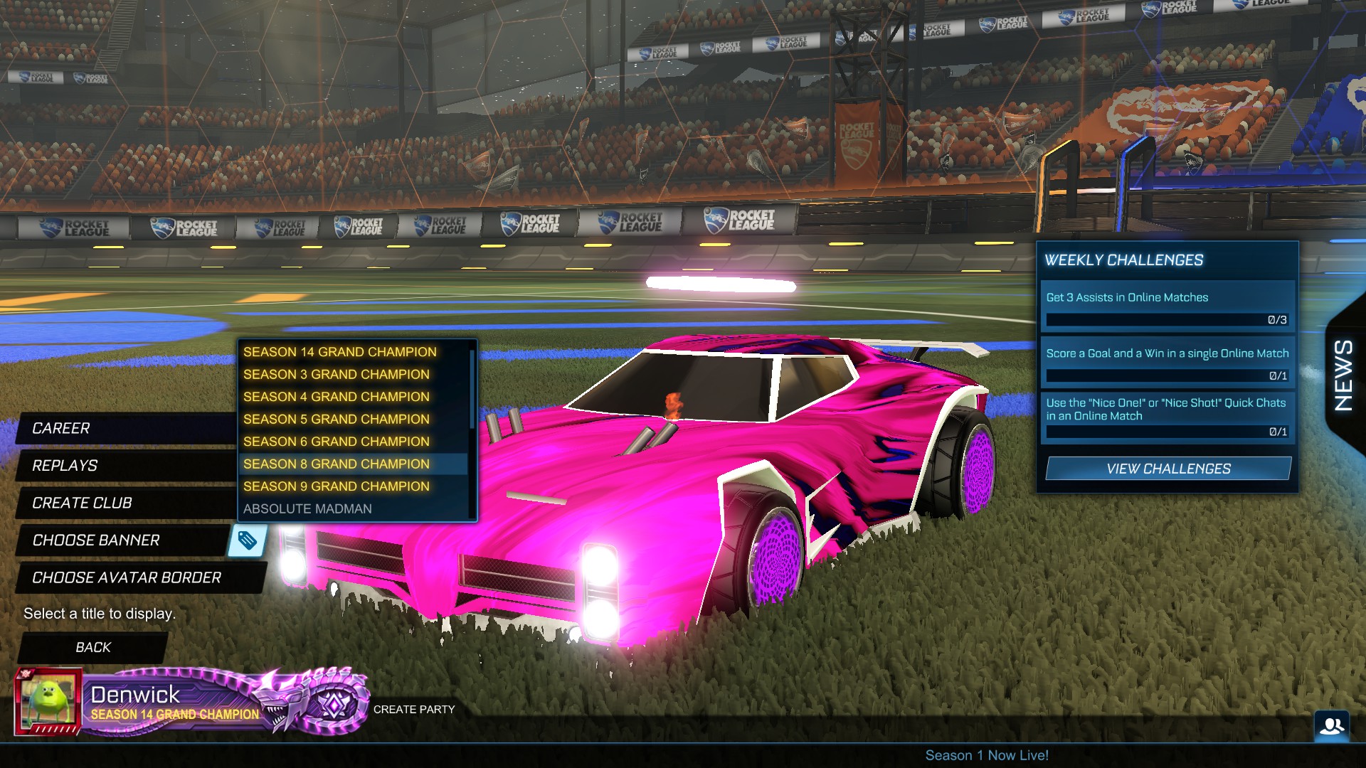 Selling - ESL Monthly Elite & Monthly Champion Steam Rocket League Account | EpicNPC Marketplace