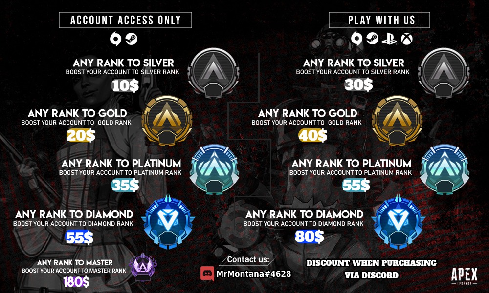 Selling Apex Legends Boost Amazing Prices Rank Badges Kills Wins Epicnpc Marketplace