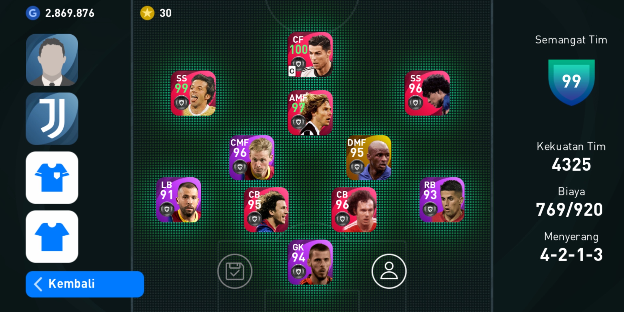 Selling - Efootball pes 2021 mobile, iconic ronaldo | EpicNPC Marketplace