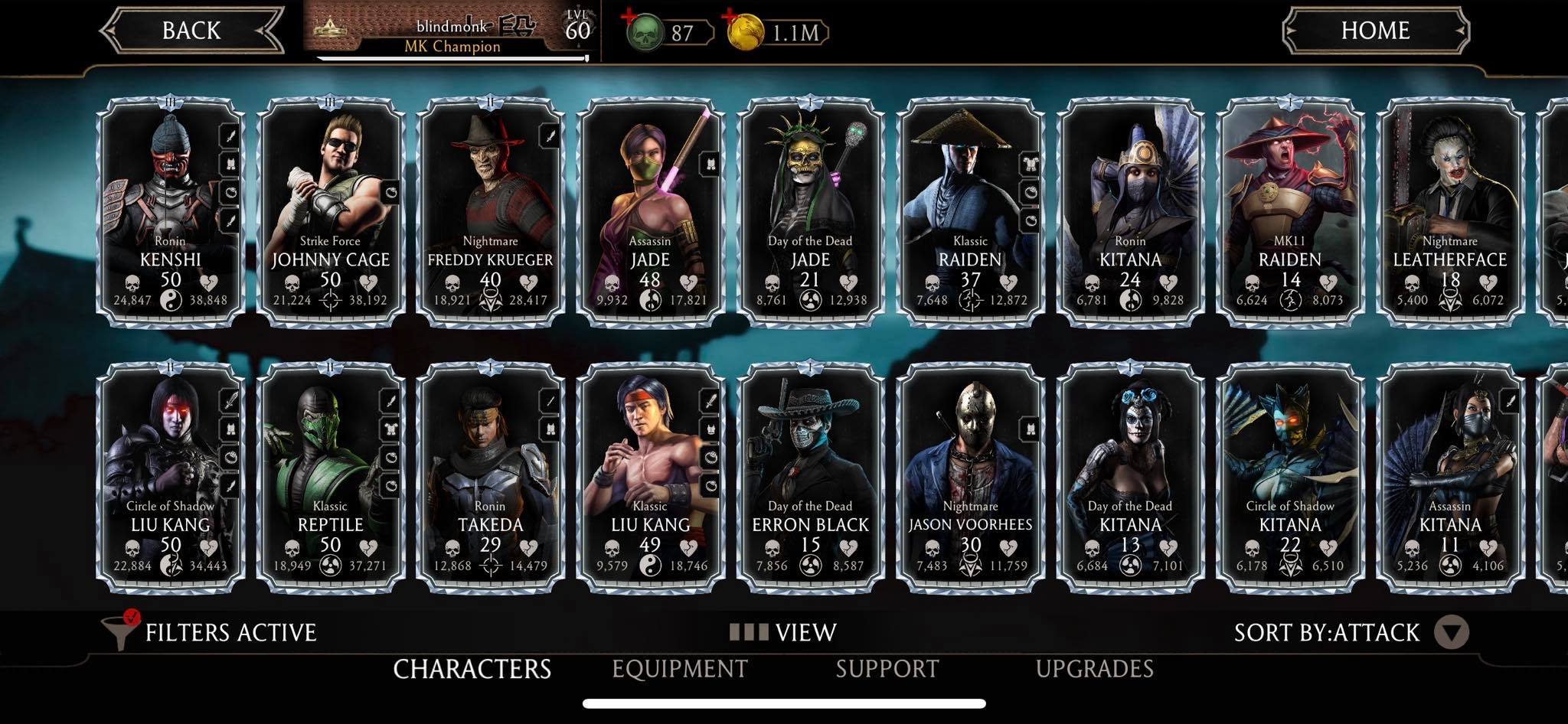 Mortal Kombat mobile account | EpicNPC Marketplace