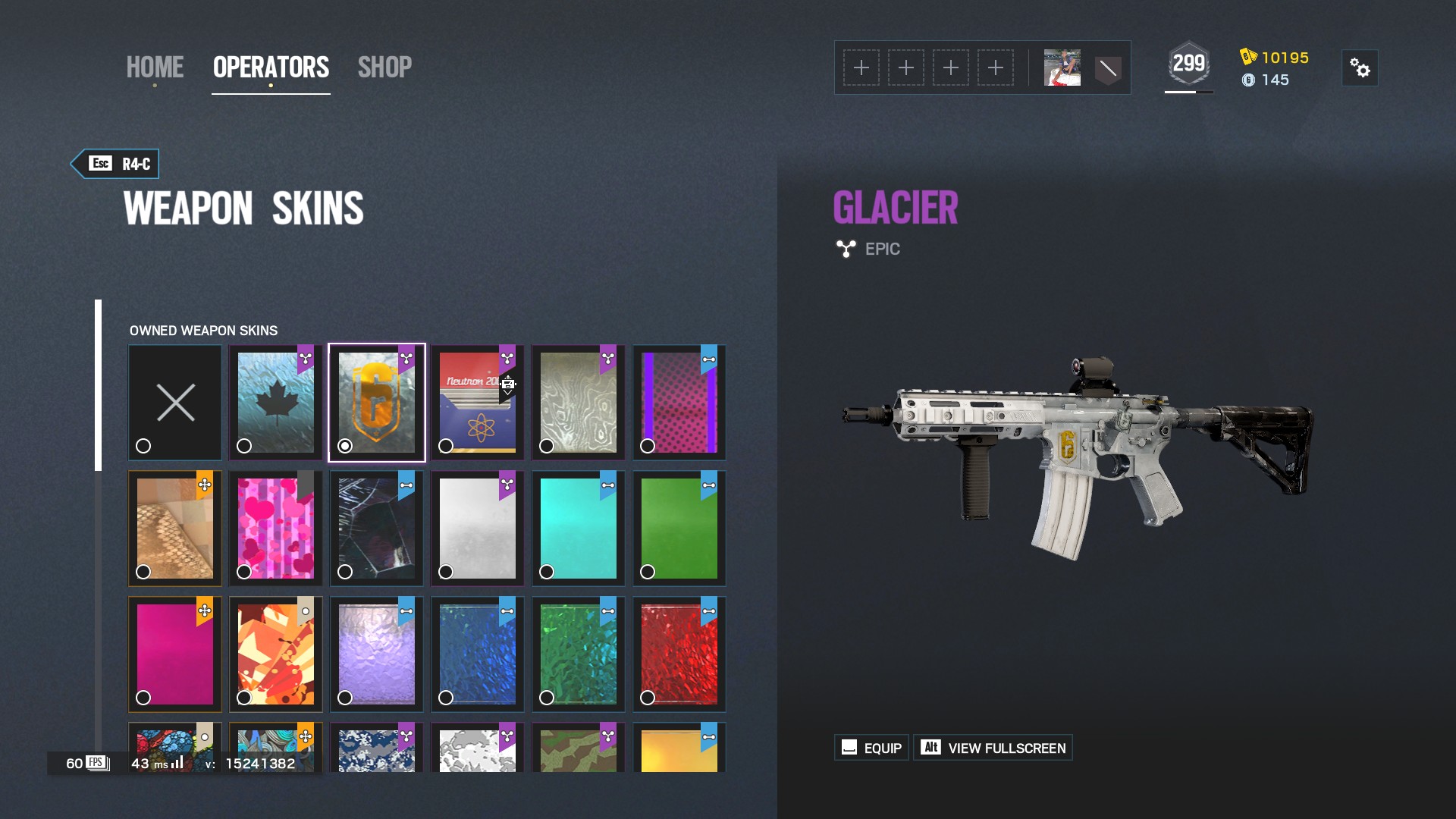 Selling - R6S // LV 300 // 390 Alpha Packs // Glacier Account // Plat 1 ...