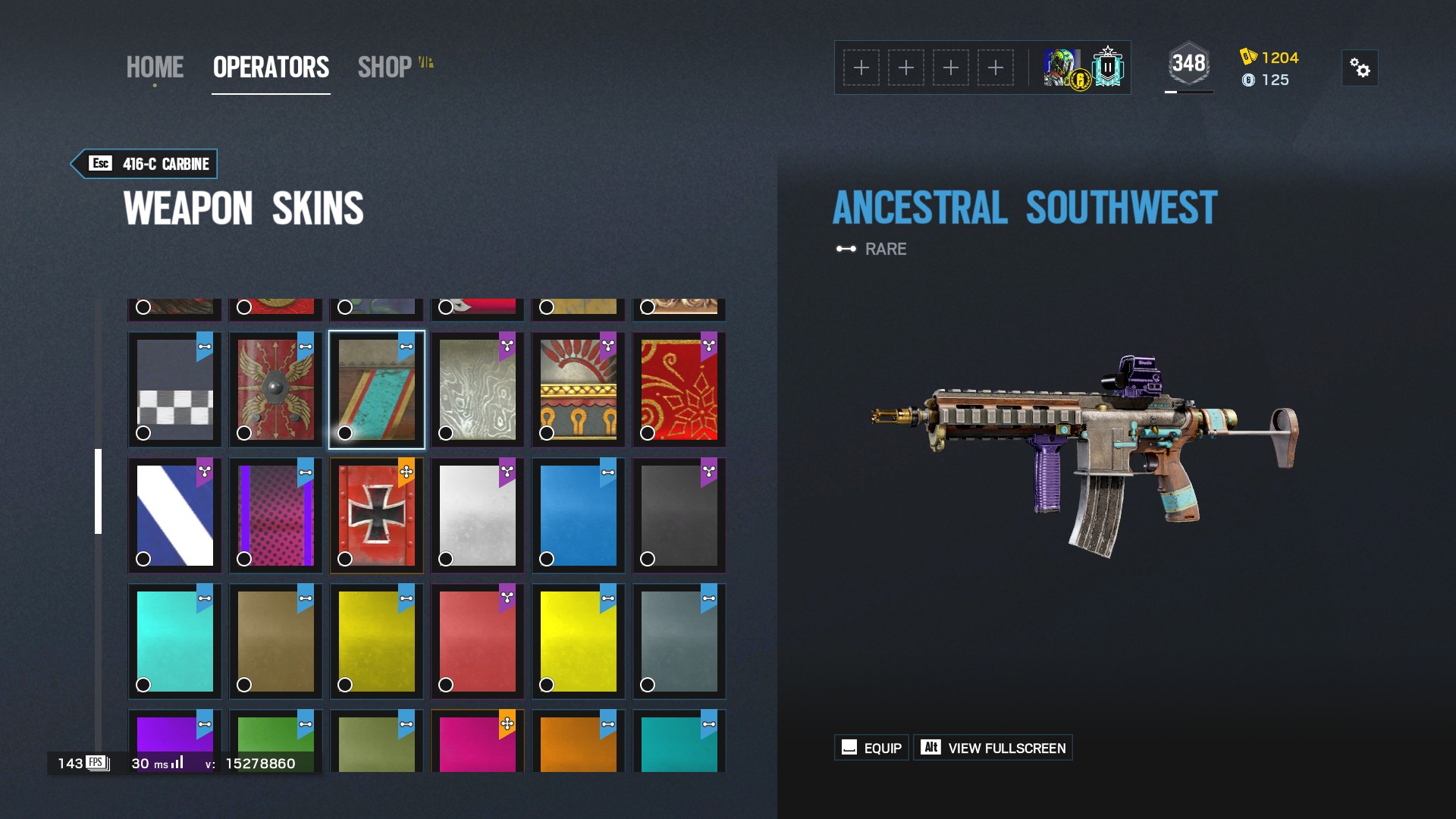 Selling - PC | lv 348, 5x diamond | Gold go4 charm, black ices, old ...