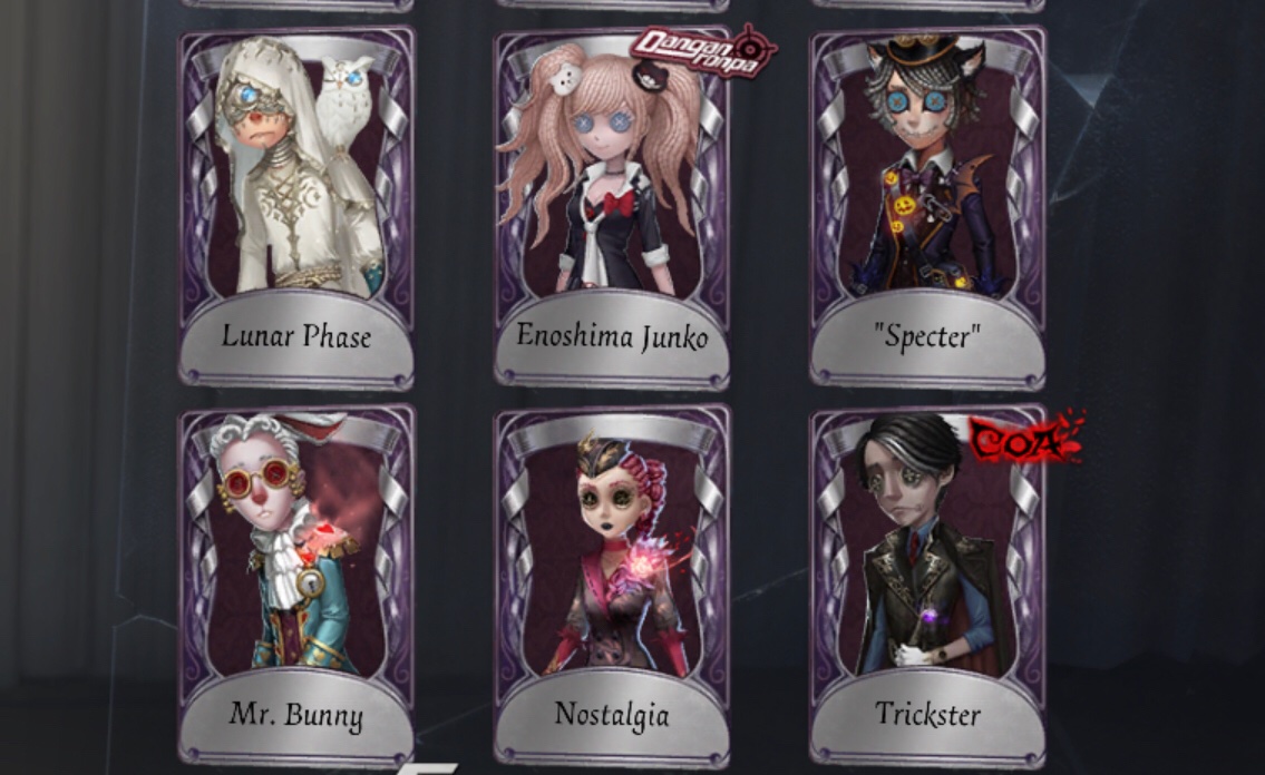 Selling - Identity v account for IOS na/eu lots of limited collab skins ...