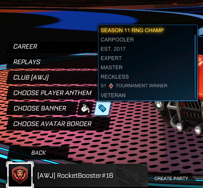SOLD - rocket league account with DLC+Grand champion tittle+S11 RNG ...