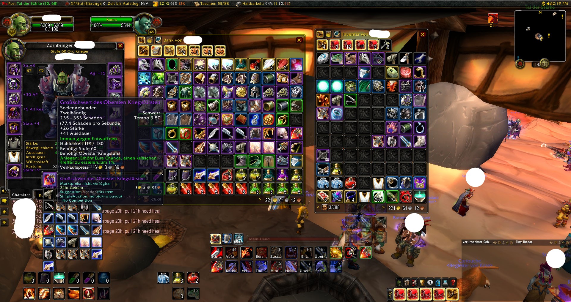 Selling - WTS EU Orc Warrior Rank 14 PvP Server | EpicNPC Marketplace