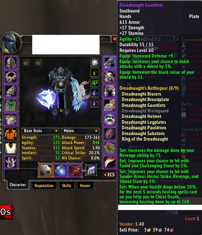 US - NA - Thunderfury, Full T3, BiS Orc Warrior - EpicNPC