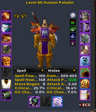 4/5 Tier 2.5 Paladin Ex Rank 12 - Gear all 3 specs (900+ heal) 4kG PVP ...