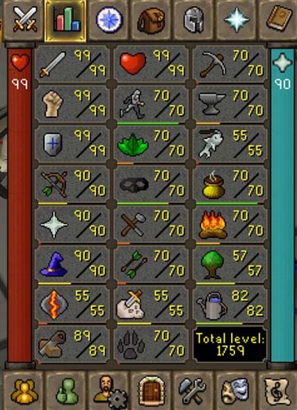 SOLD - Main OSRS account 1750+ TTL | EpicNPC Marketplace