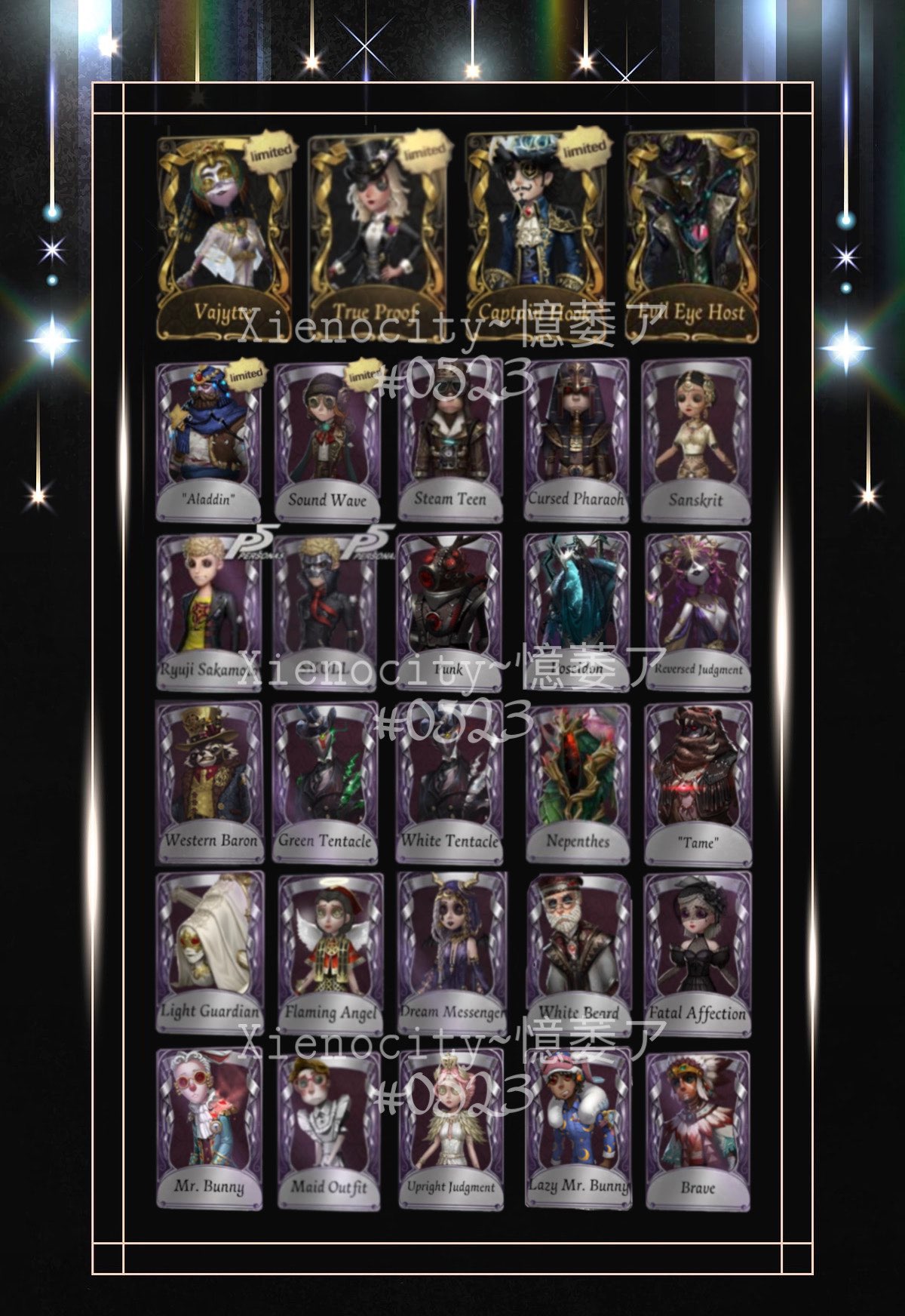 Selling IDV account for 680-740 UFT:Vajytte, Captain Hook, True Proof ...