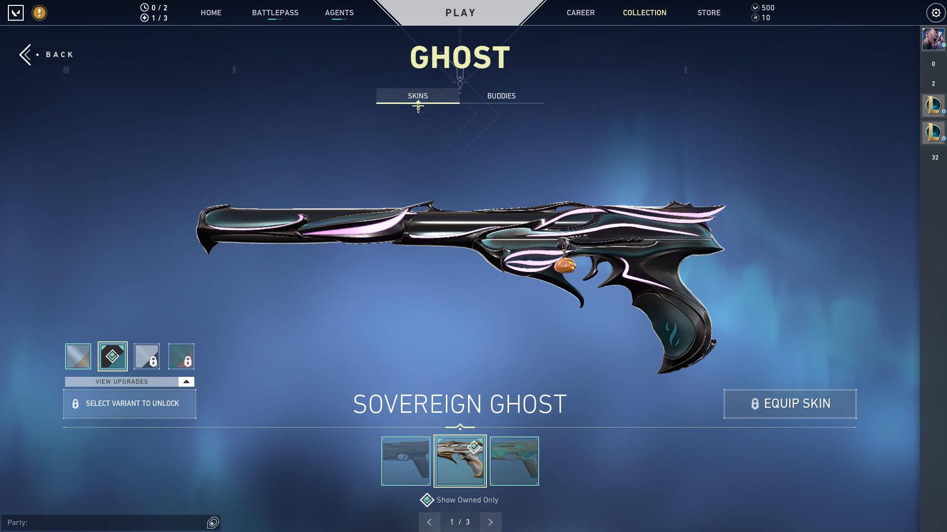 SOLD - [EU\TR] Reaver Vandal Reaver OP Sovereign Ghost + More skins 75 ...
