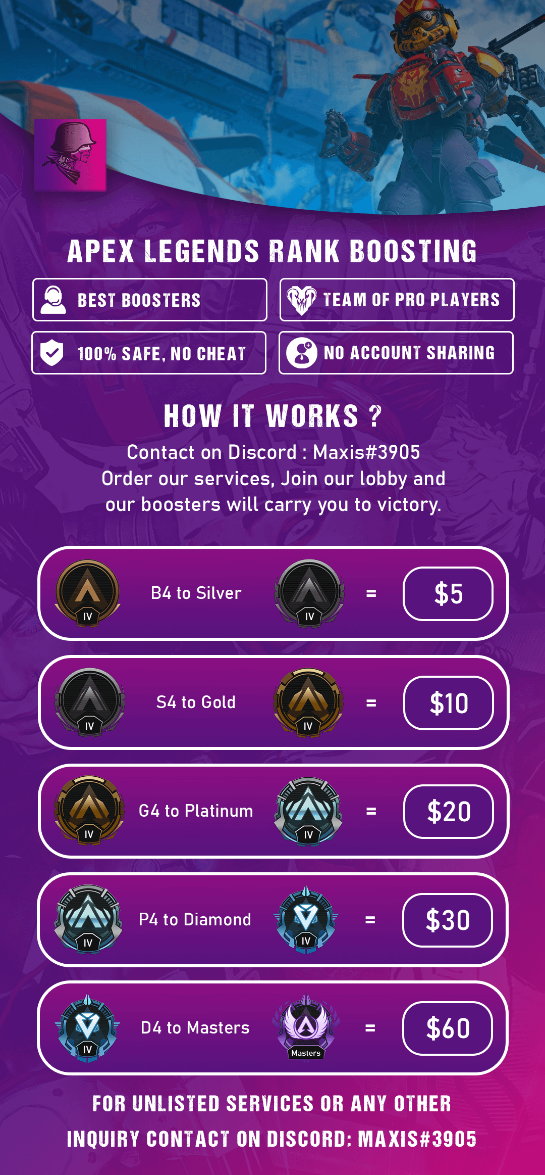 Selling Apex Legends Rank Boosting All Platforms 247 Epicnpc Marketplace