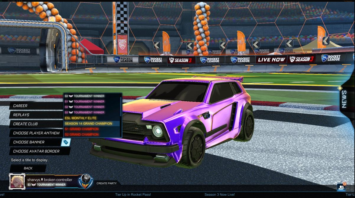rlcs x major elite with alot tags | EpicNPC Marketplace