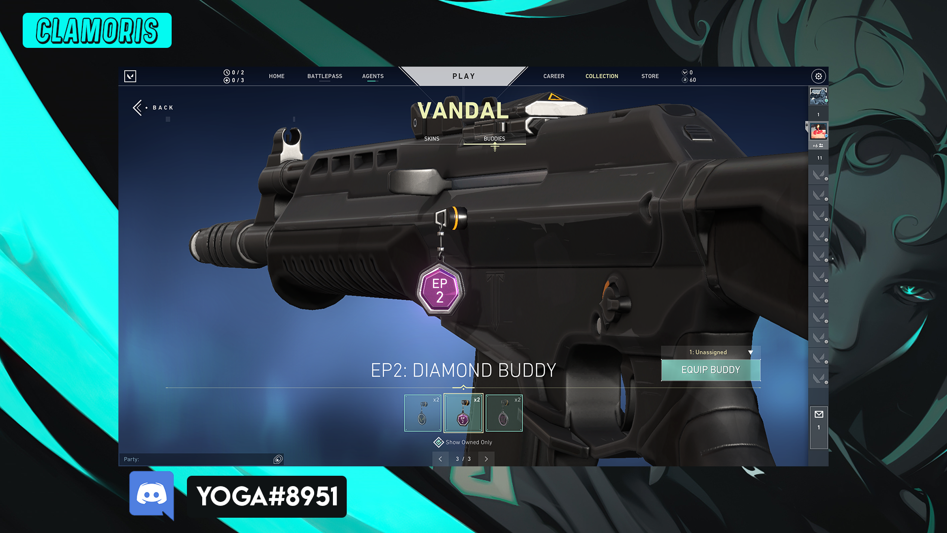 SOLD - [SEA/OCE] Valorant unranked + Diamond Buddy [8$] | EpicNPC ...