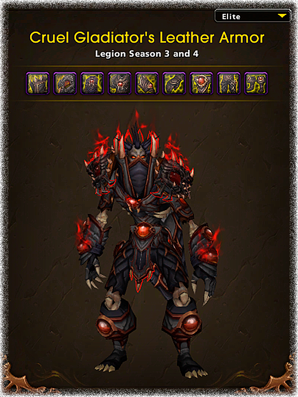 Selling - PvP Account - 7 Gladiator mounts / Elite Sets and Weapon ...