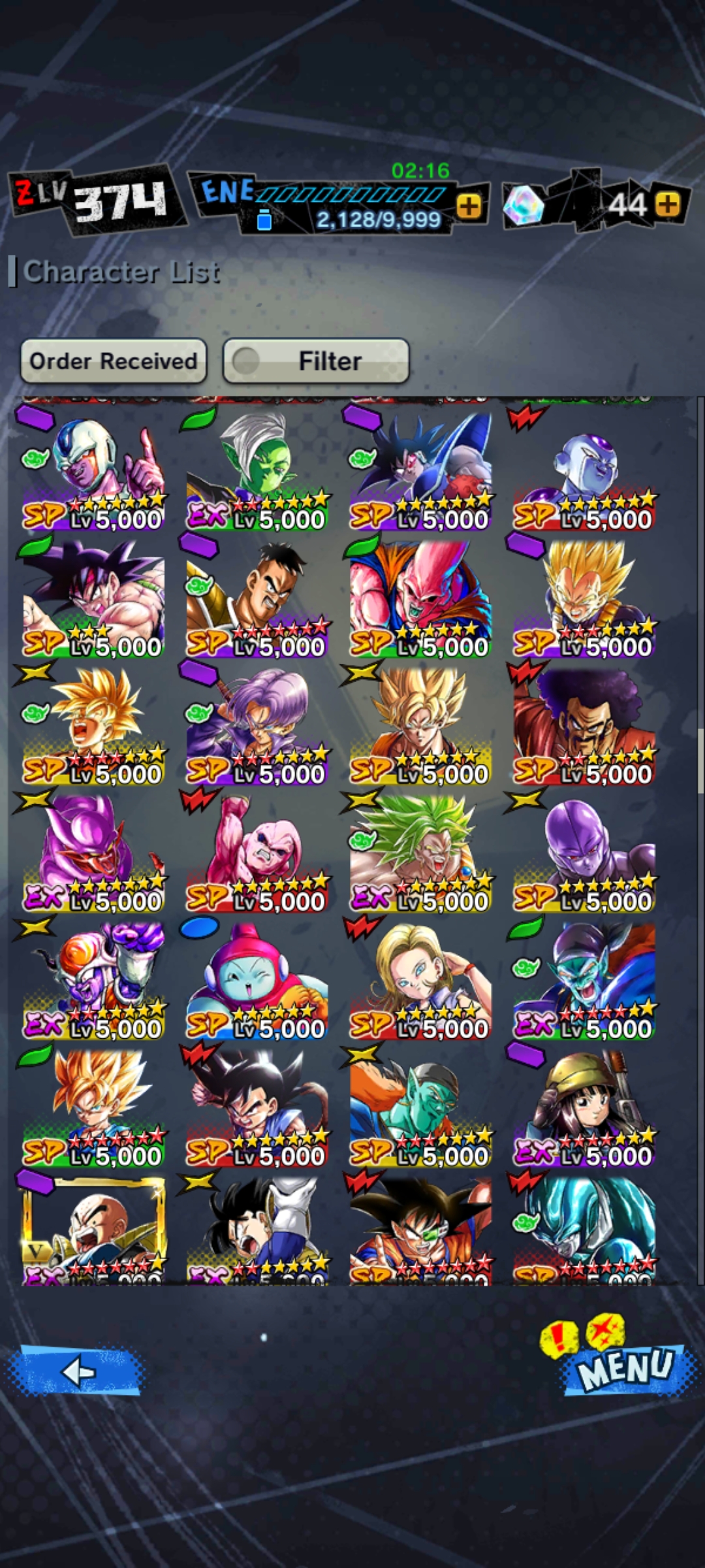 3 Years Old Dragon Ball Legends Account (All Characters Soul Boosted ...