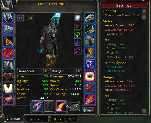 Hunter Lvl 70(Pre bis and Bis, Bow Karazhan)--Mage Lvl 70(TBC) | EpicNPC Marketplace