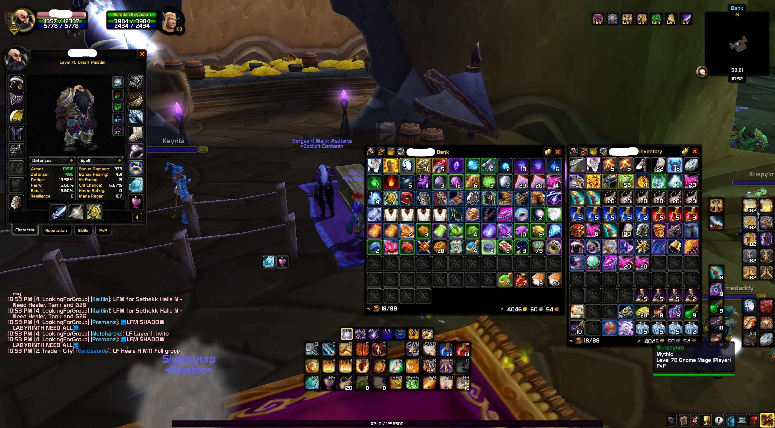 Geared Dwarf Paladin Prot / Holy - T4 , Kara - Epic Flying 4k gold PvP ...