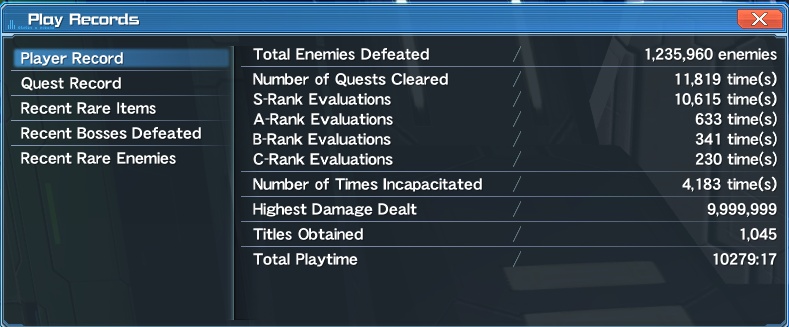 Account PSO+NGS check list description $320 - EpicNPC