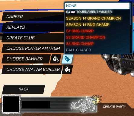 Selling main RL account (many GC & SSL titles) LF CS skins or steam ...