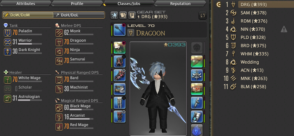 Selling - High End - i405 Weapon Drg - Top FFlogs - ucob/uwu totems and ...