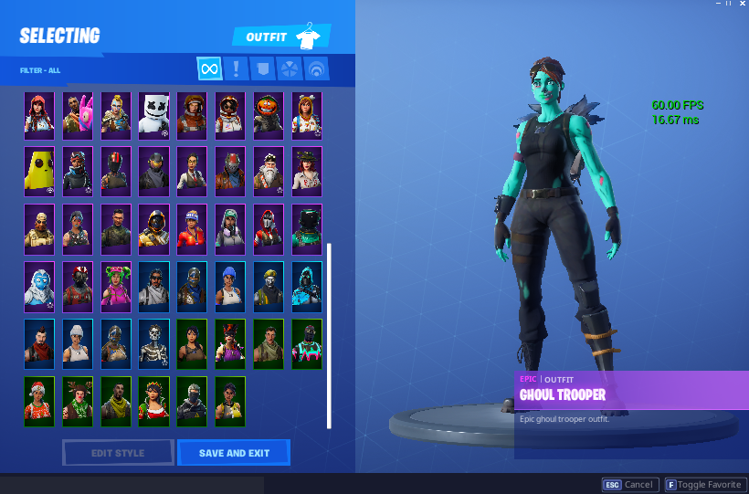 Selling - Account fortnite with recon expert, ghoul trooper, purple ...