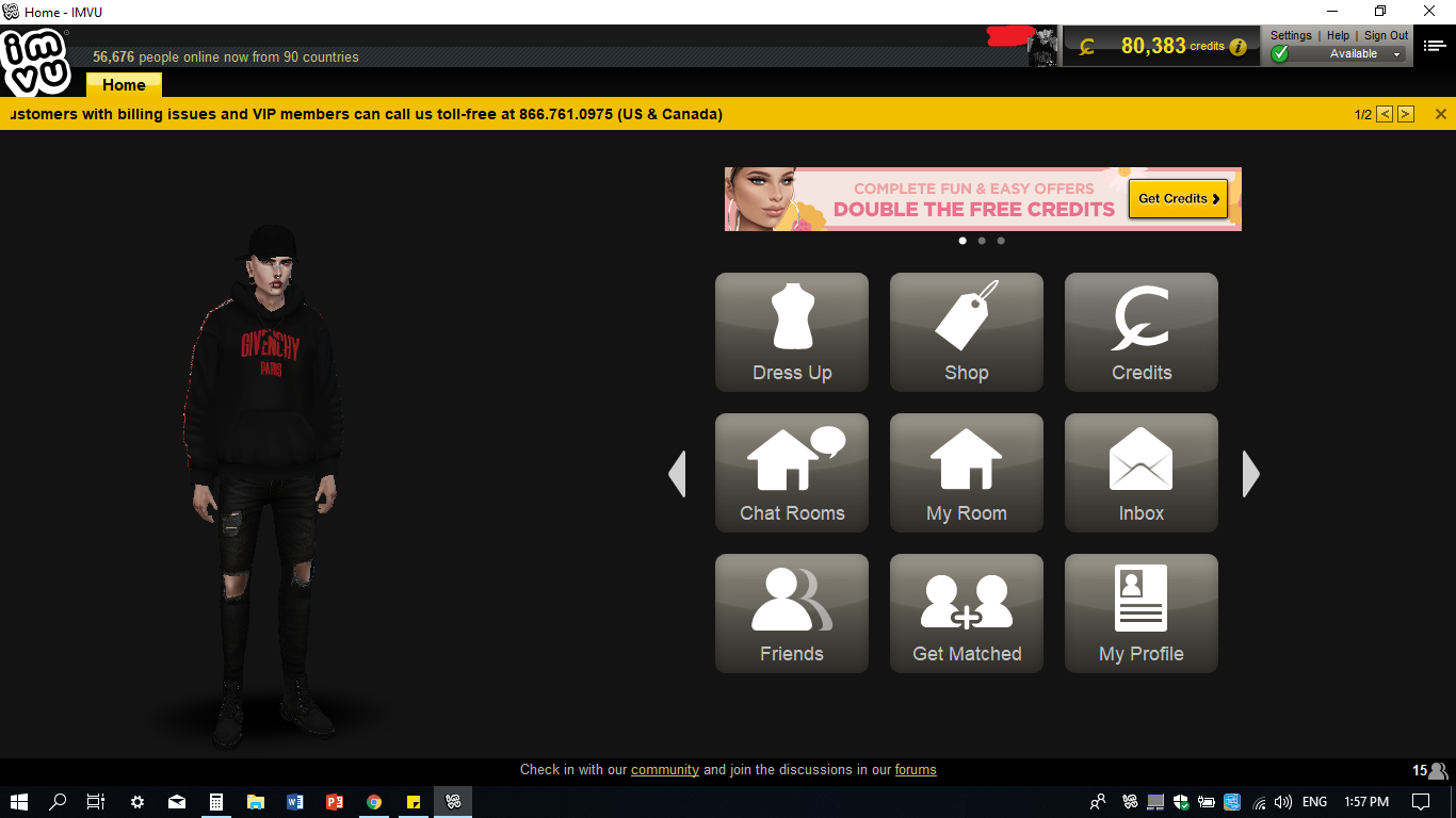Selling - IMVU Account • 80K Credits, AP and Age Verified | EpicNPC ...