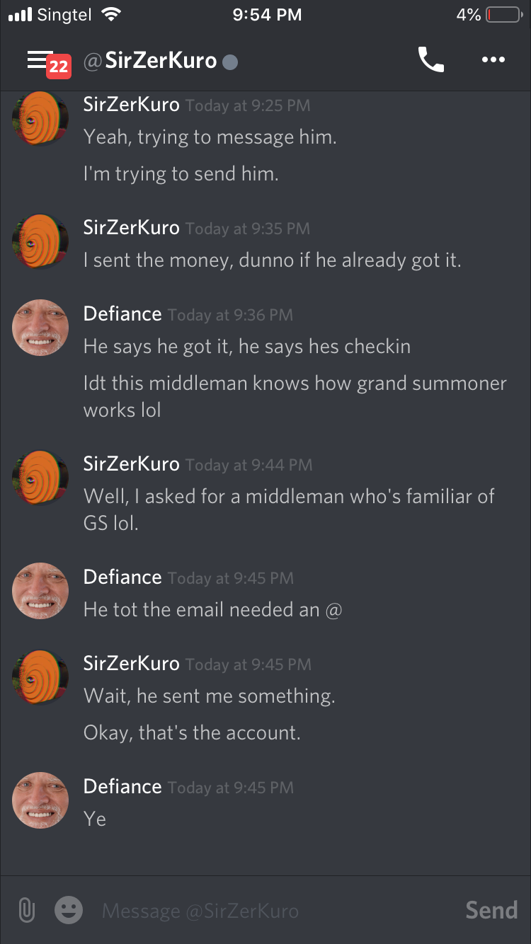 Middleman scam | EpicNPC Marketplace