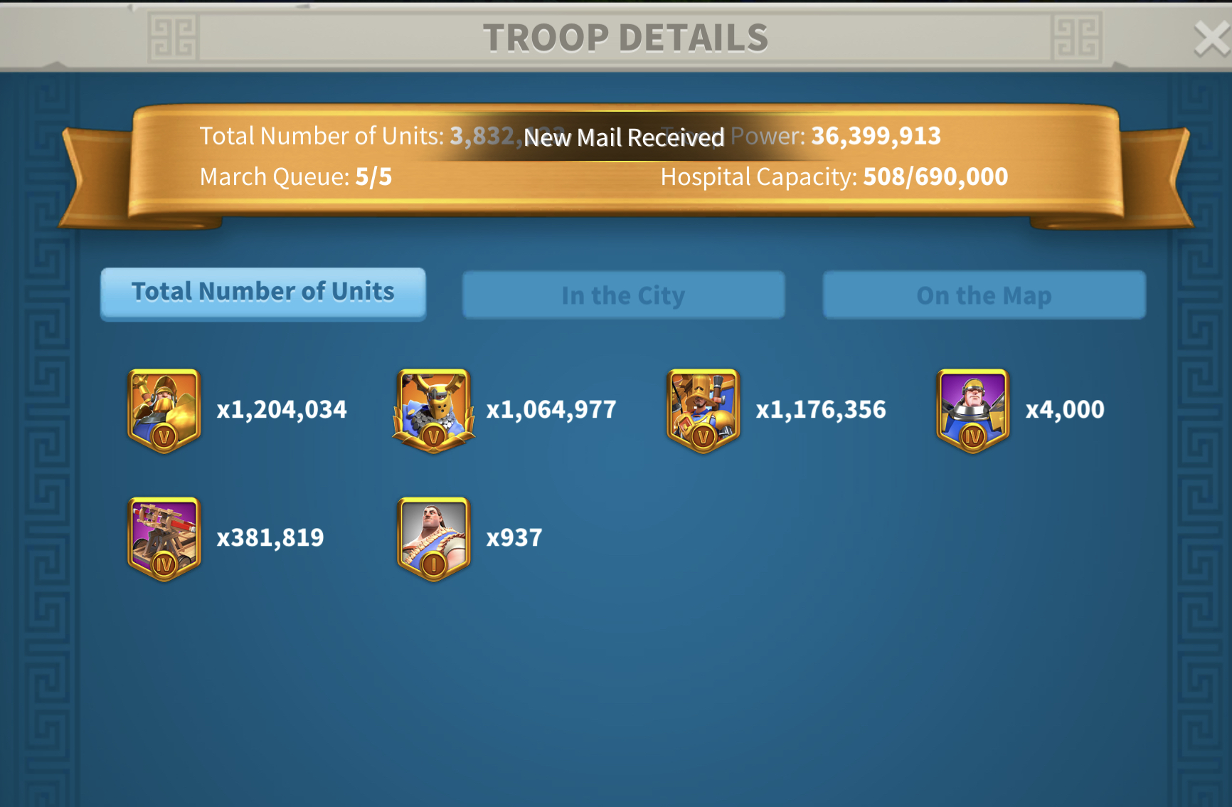 Selling - selling ROK account 83m, ios | EpicNPC Marketplace