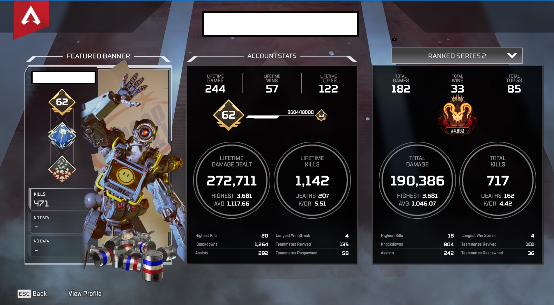 SOLD - 🔥 [PC] Apex Predator | 10007 RP | Legendary R-99 | 1117 ADR & 5 ...