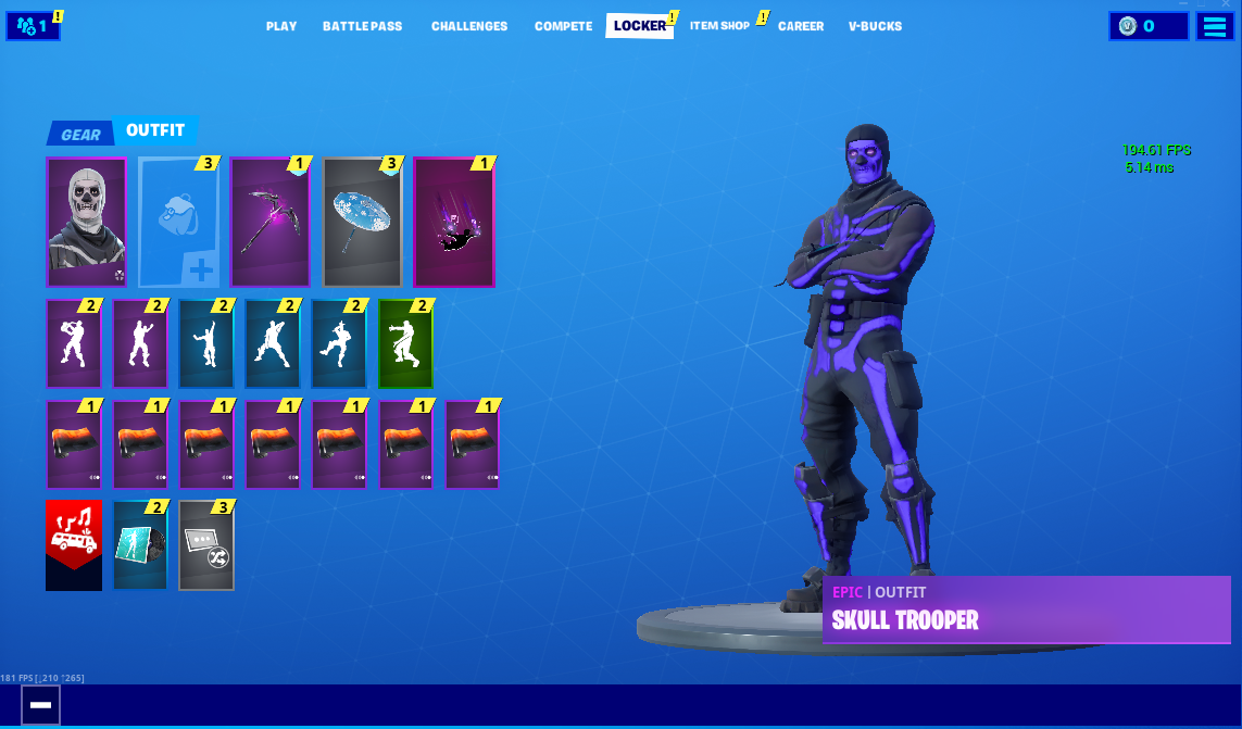 Selling Full Access Og Skull Trooper 100skins Epicnpc Marketplace